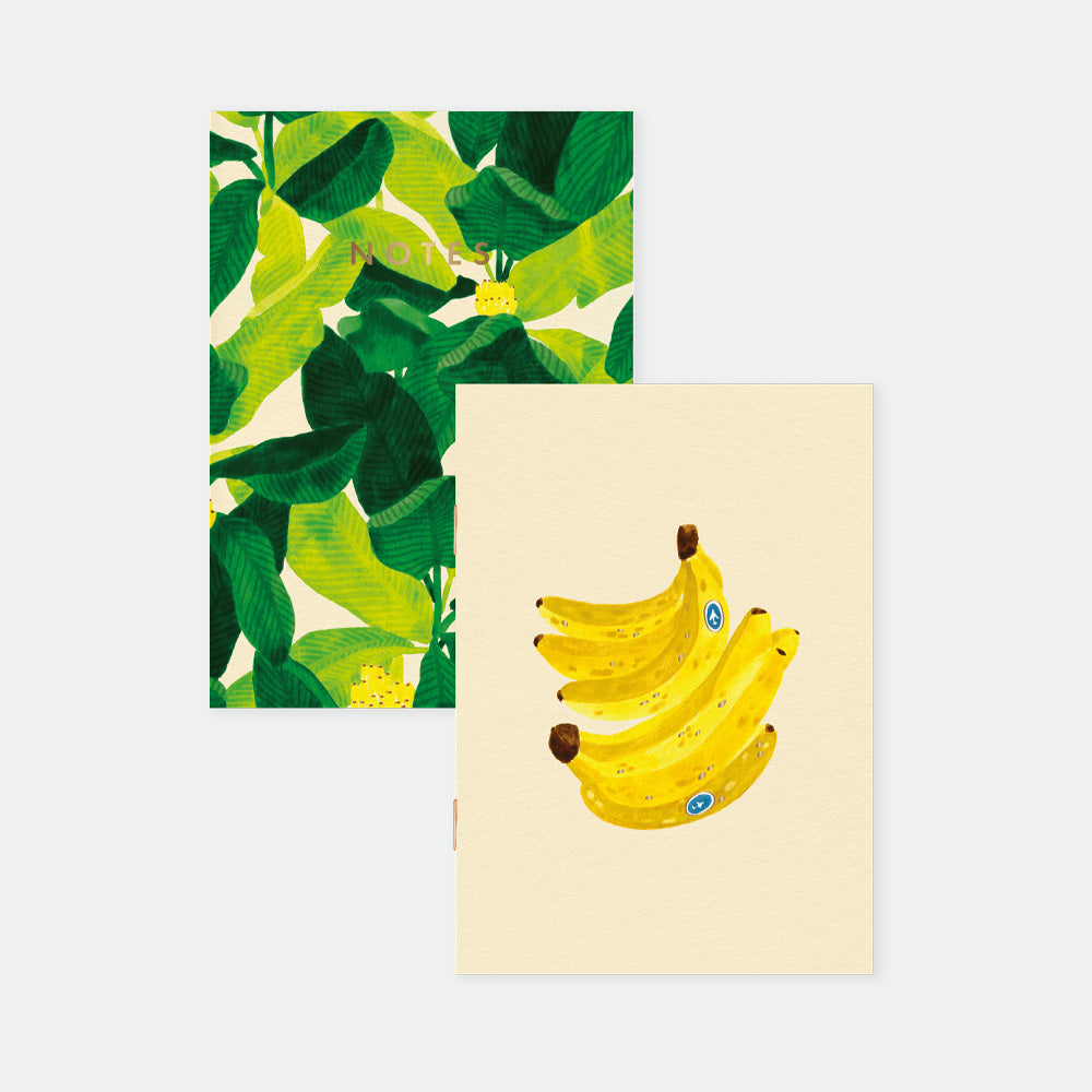 Beverly Hills Bananas Leaves - Pocket Notebook A6 DUO – ATWS USA